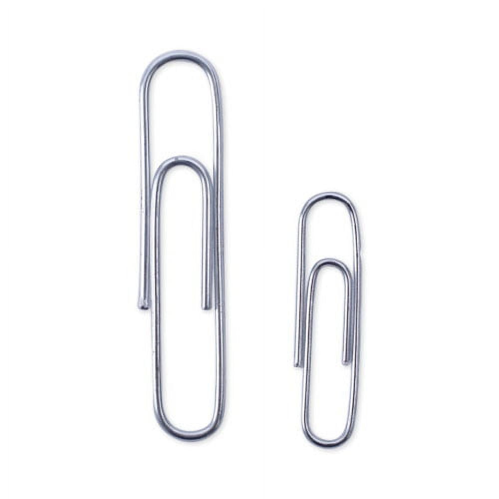 Plastic-Coated Paper Clips with One-Compartment Storage Tub, (750) #1 ...