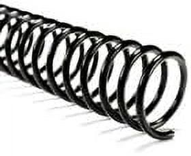 Plastic Coil - 22mm Black - 190 Sheet Capacity - 100/box - Walmart.com