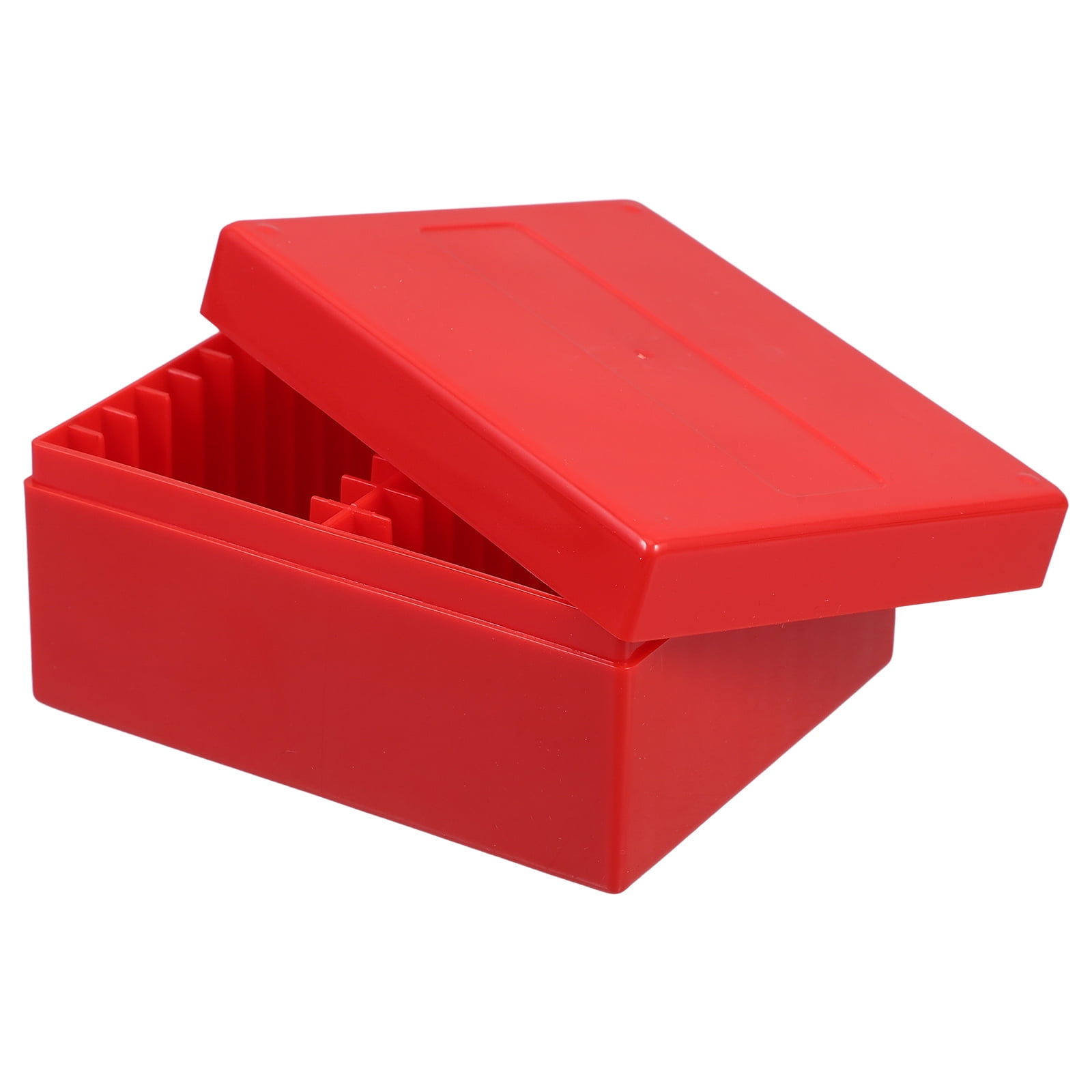 Durable Plastic Coin Storage Box Red Coin Display Stand Organizer for ...