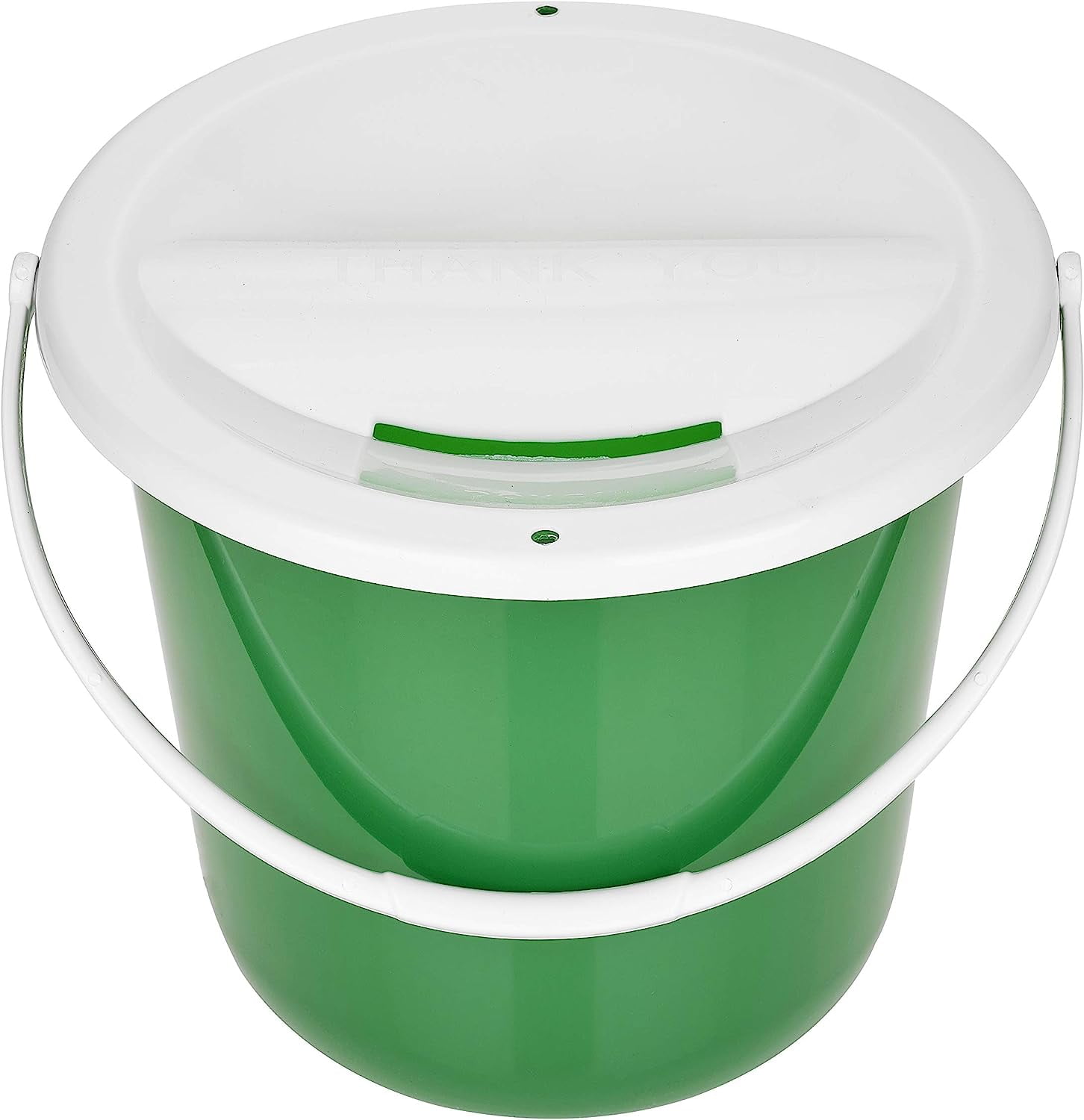 Plastic Coin Collection Bucket with Removable lid and Handle Charity ...