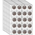 Plastic Coin Holders,Coin Pocket Pages -Bexikou 200 Pockets Coin ...
