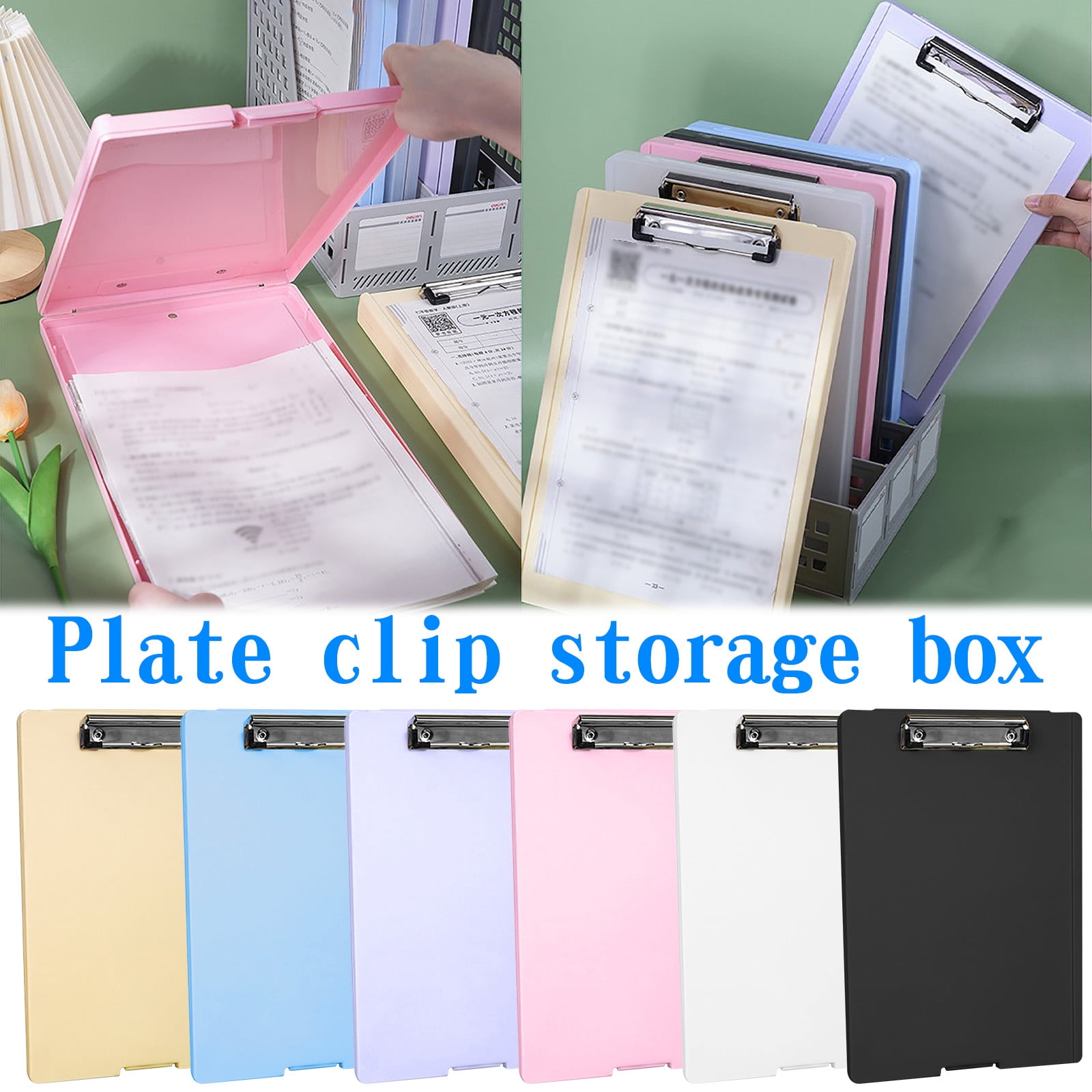 Plastic Colorful Mini Clipboard, Pretty Cute Clipboard Memo Size Pocket ...