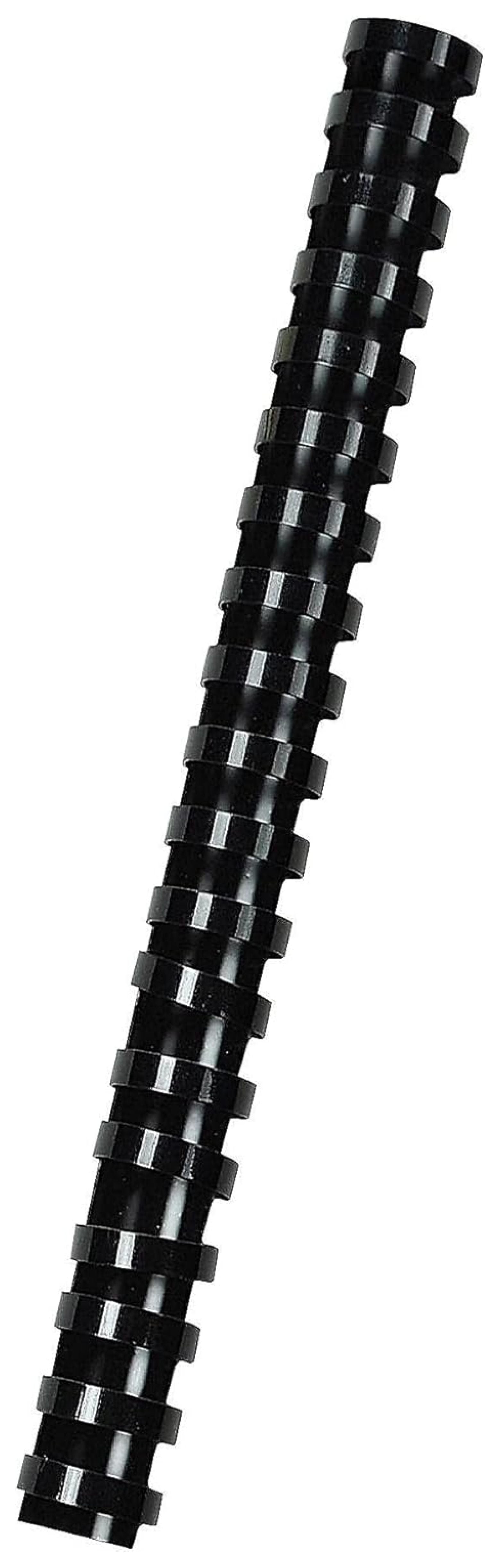 Plastic Comb Binding Spines, 1 1/2 Inch Diameter, Black, 340 Sheets, 50 ...