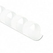 Slide 'n Grip Binding Bars, White, 11 X 1/4, 100/box | Bundle of 5 ...