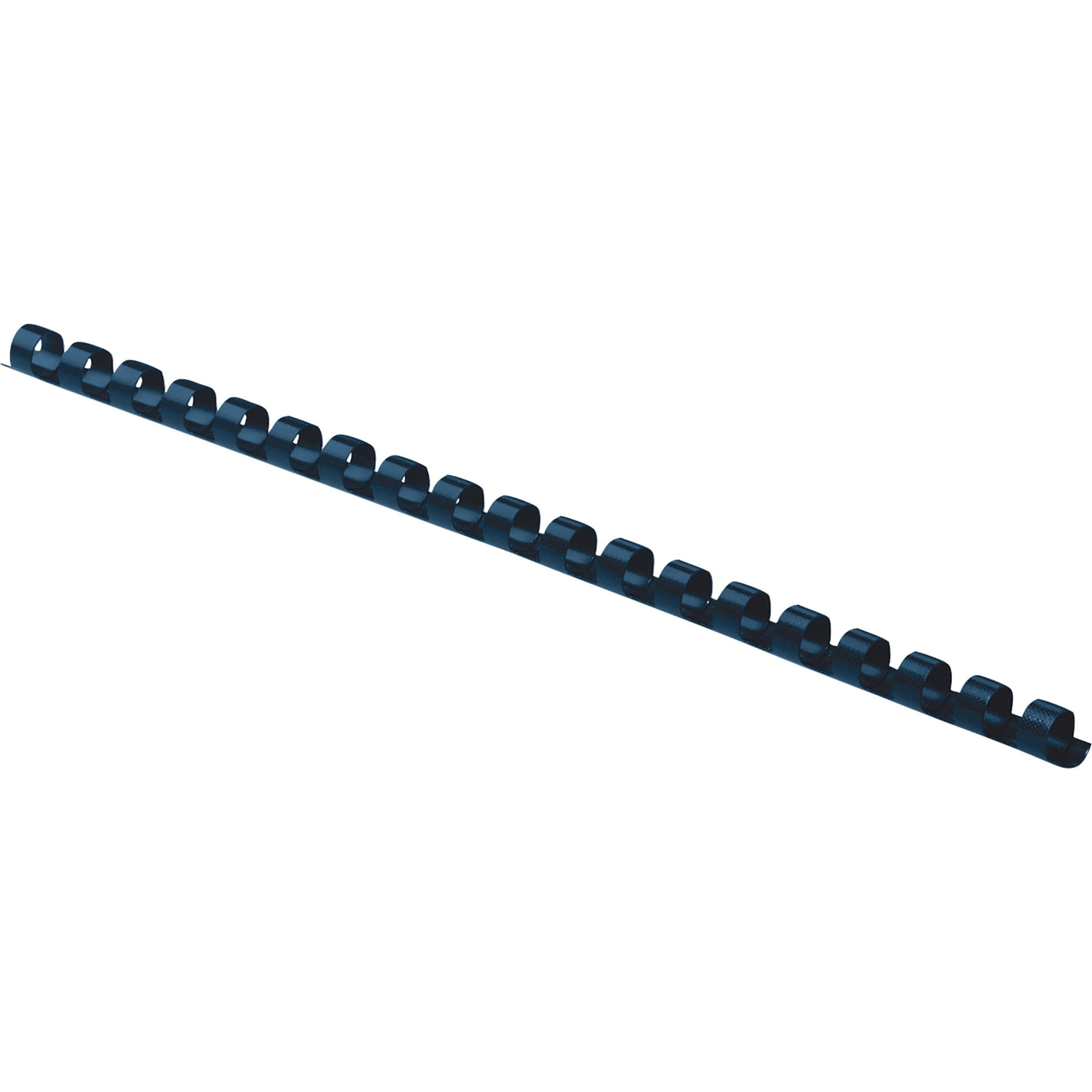 Plastic Comb Bindings, 5/16" Dia, 40 Sheet Capacity, Navy Blue, 100 ...