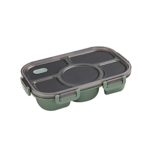 QTOCIO Food Storage Containers, Portable Plastic Partition Integrated ...