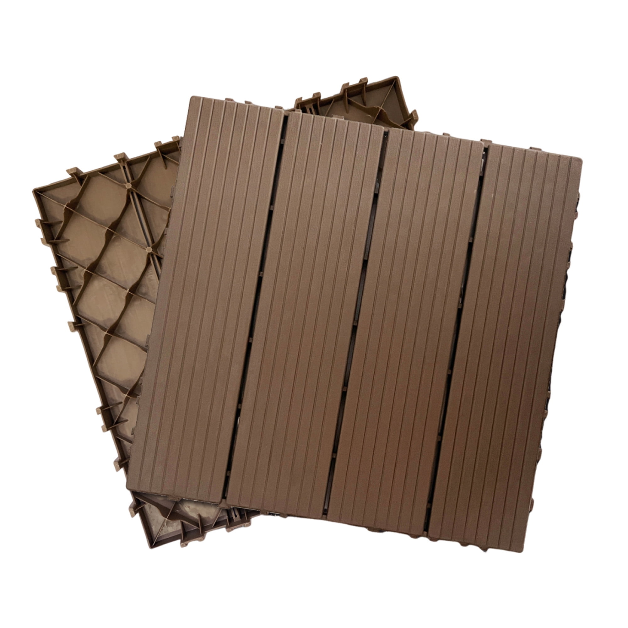 Plastic Composite Decking Tiles for Patios Balconies Rooftops and Decks ...