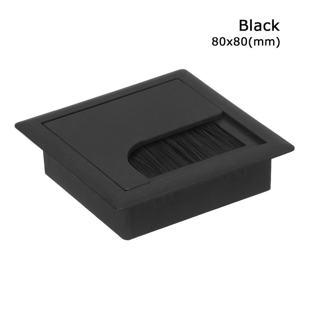 Plastic Computer desktop Decor Grommet Hole Cover Wire Box Desk Cable ...