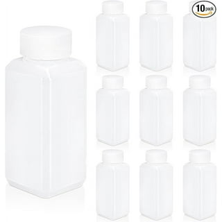 Plastic Water Cartons 500mL White Plastic Lab Bottle - Wide Mouth ...