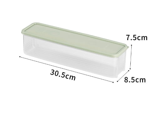 Plastic Container Large Capacity Airtight Rectangular Pasta Box Noodles ...