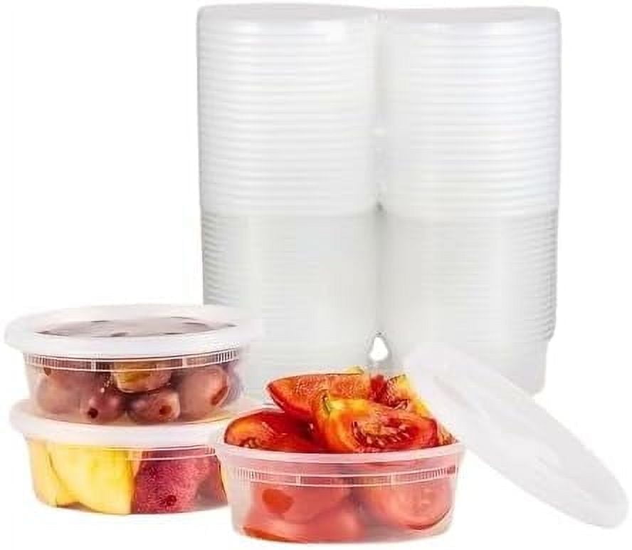 Radha Kishan LLC Blue Plastic Durable Food Storage Containers - 50 ...