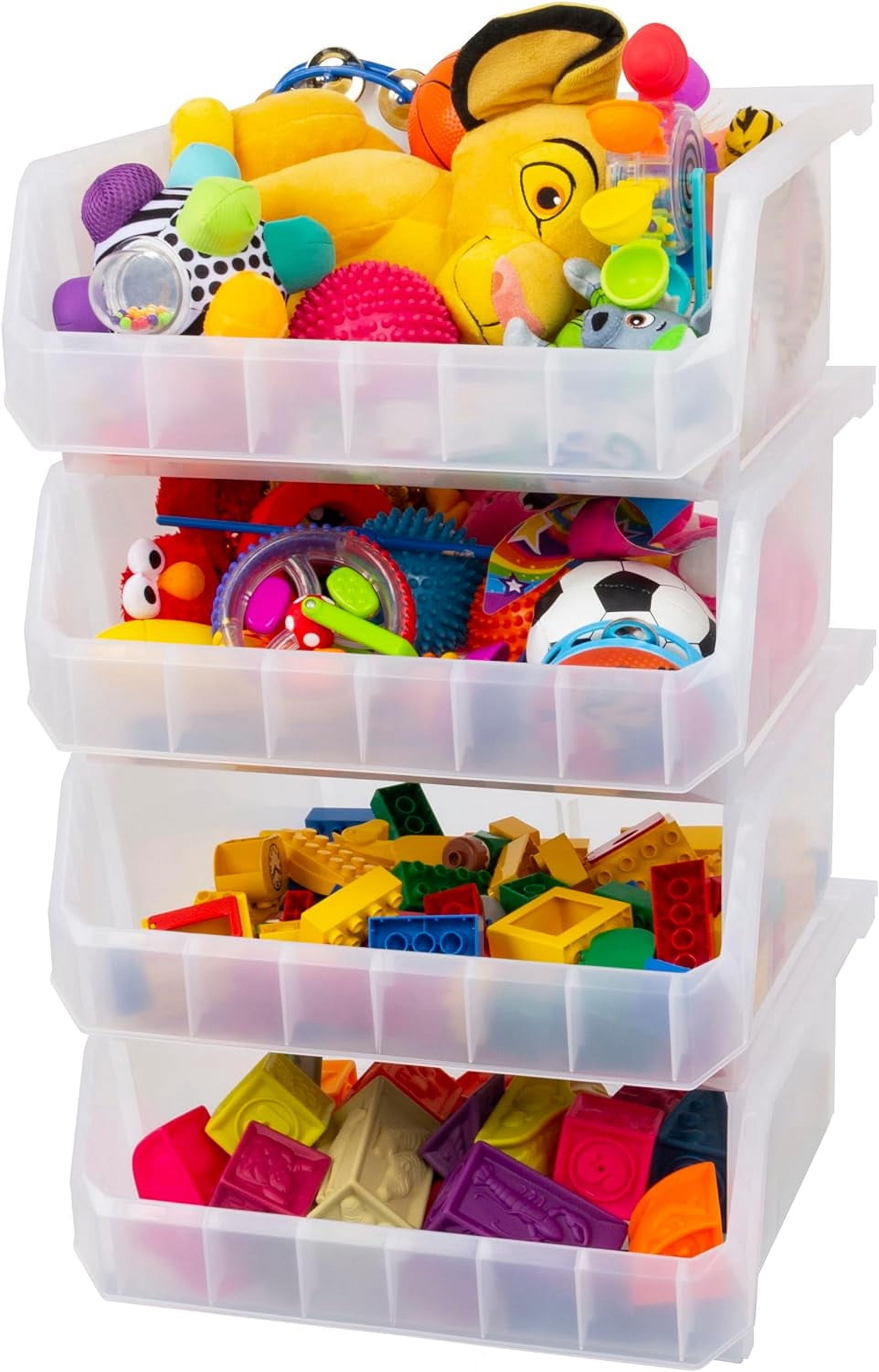 Plastic Containers for Organizing and Storage Bins for Closet, Kitchen ...