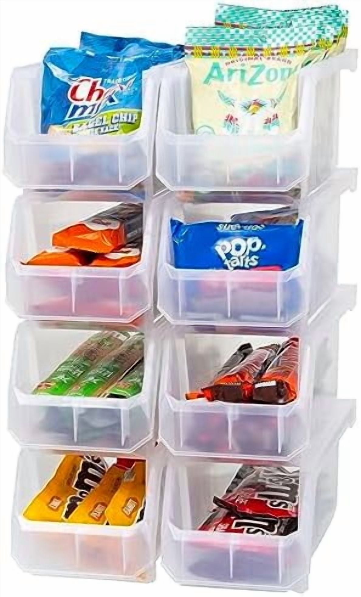 Plastic Containers for Organizing and Storage Bins for Closet, Kitchen ...