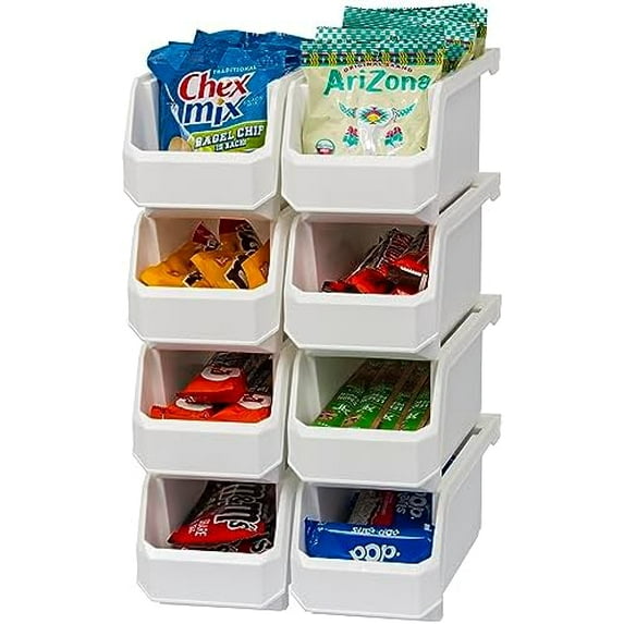 Plastic Containers for Organizing and Storage Bins for Closet, Kitchen ...