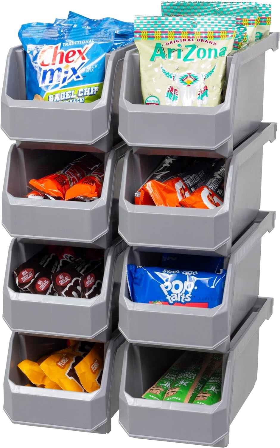 Plastic Containers for Organizing and Storage Bins for Closet, Kitchen ...