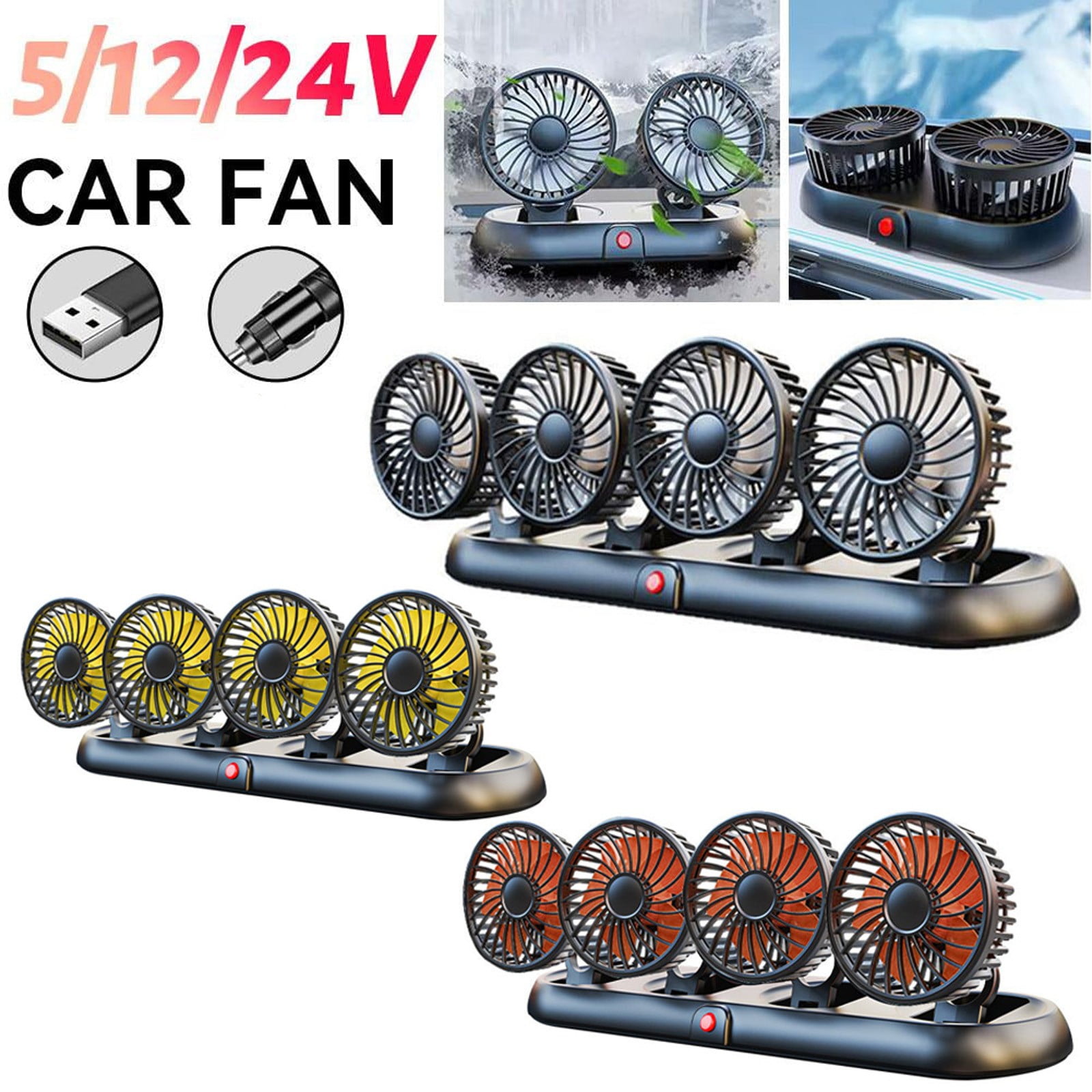 Plastic Cooling Fan Truck Three Speed Four Car Ac Giant Portable Ac For ...