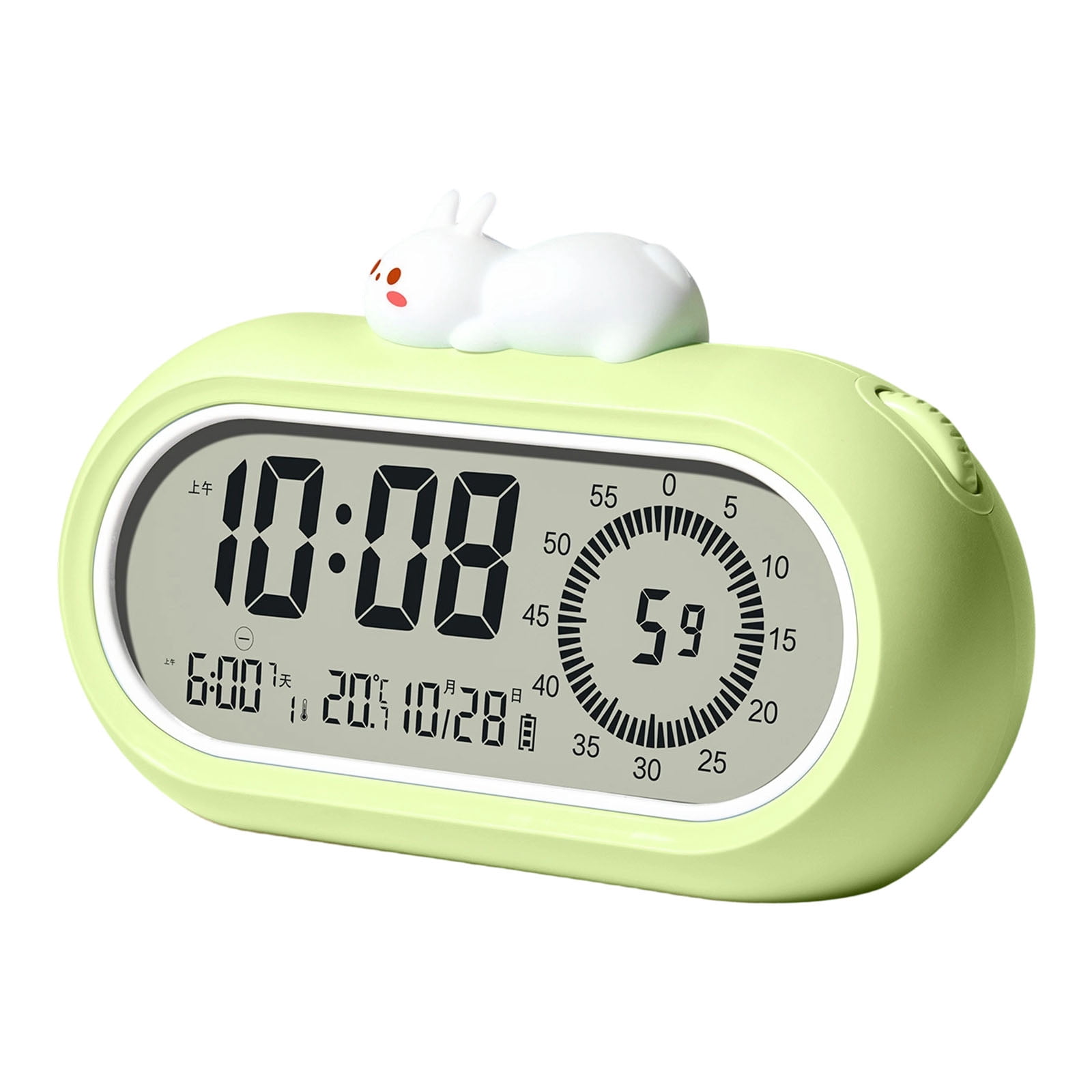 Plastic Countdown Timer Digital Alarm Clock For Enhances Focusing Task ...
