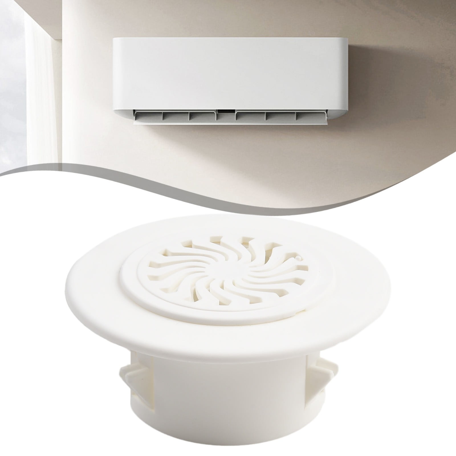 Plastic Cover Rosettes Cover Ventilation Grille Wall Hole Decorate ...