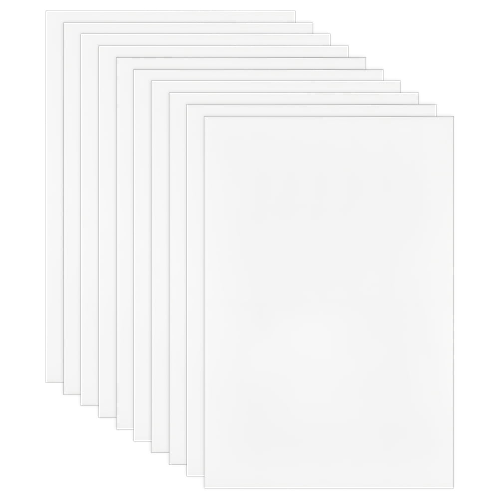 Plastic Craft Sheets Rectangle White 300x200x1.5mm - Walmart.com