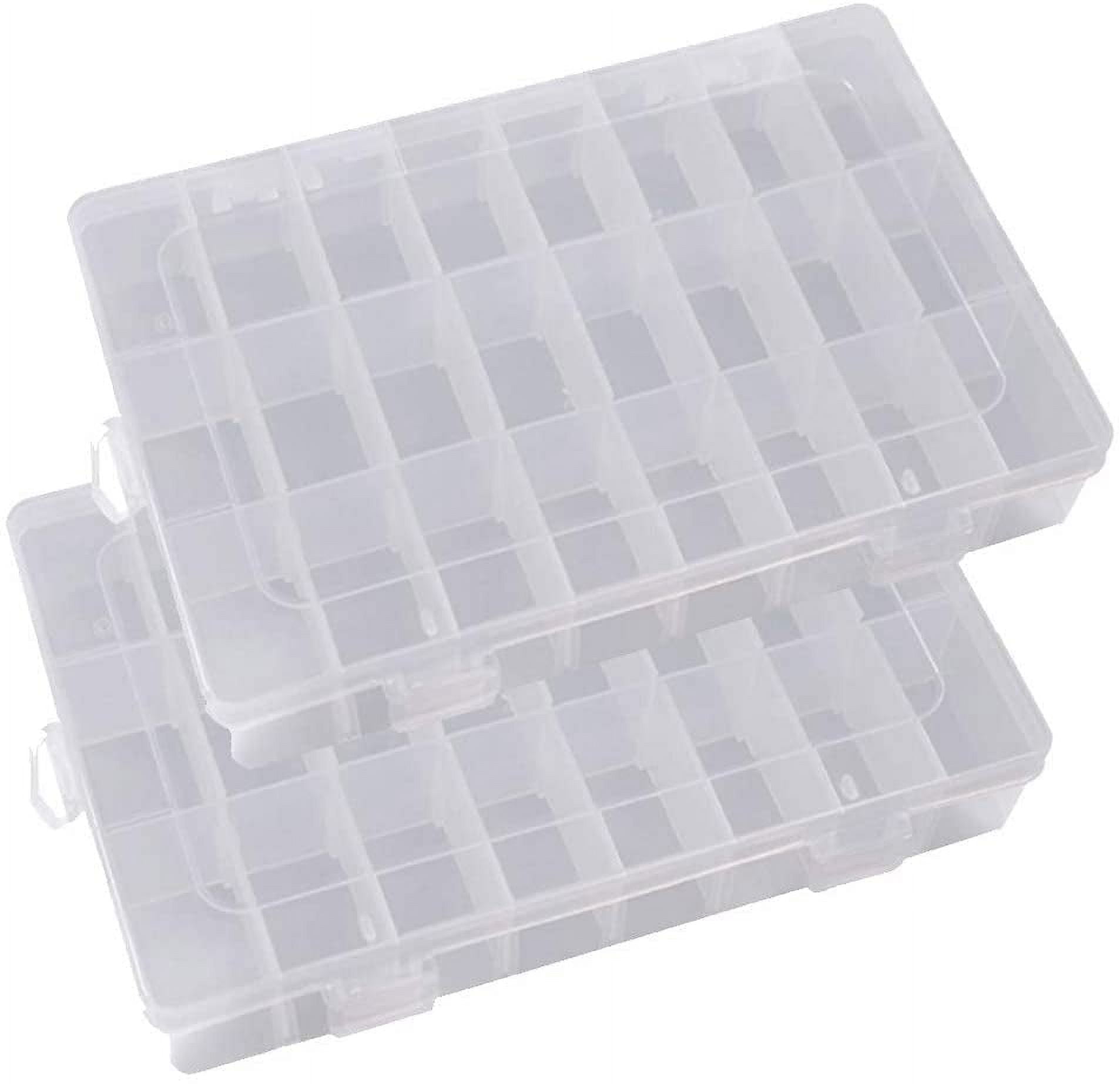 Plastic Craft Storage Organizer Small Parts Organizer with Dividers ...