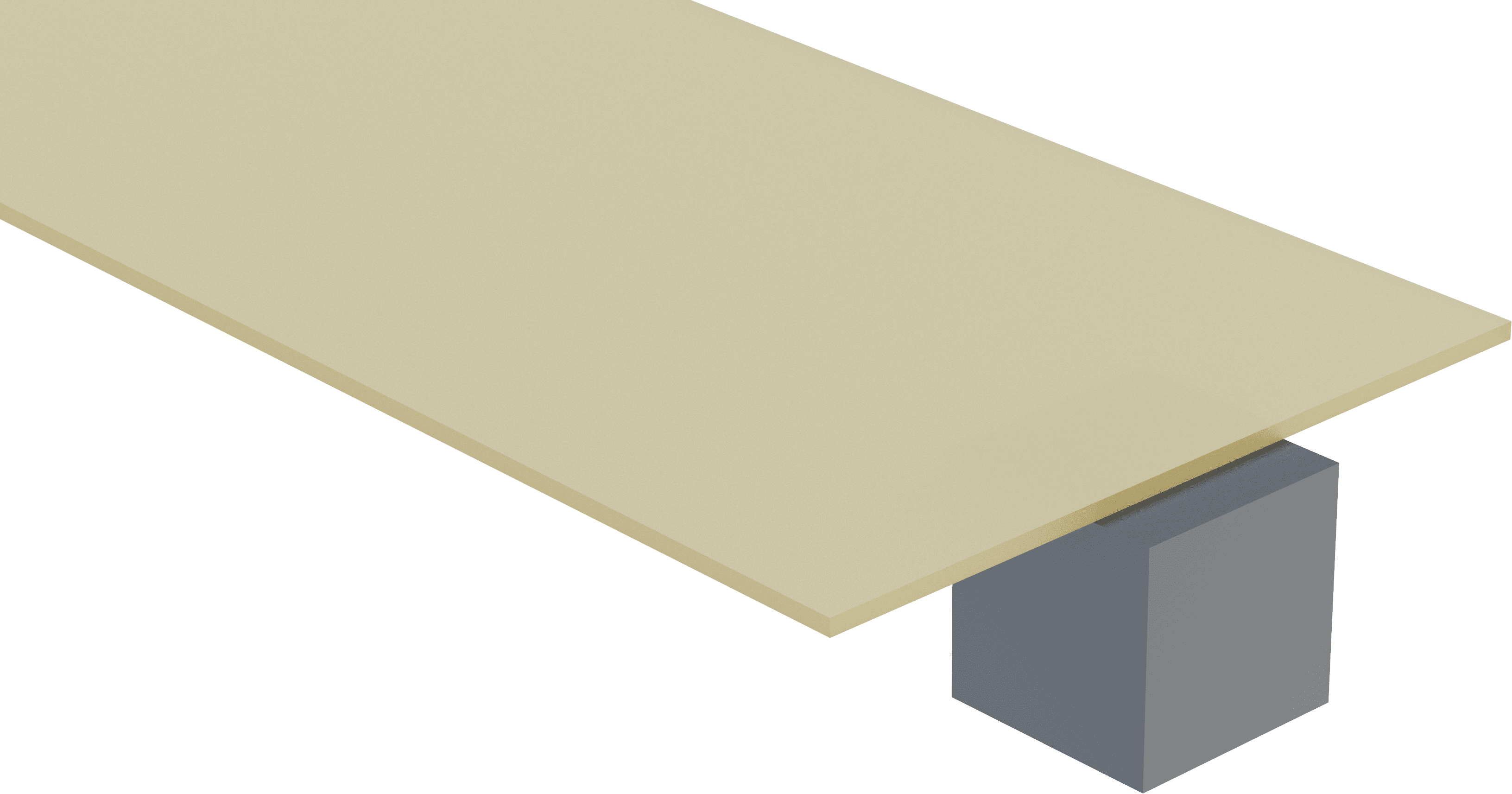 Plastic-Craft Translucent Acrylic Sheet, 2146 Ivory, 1/4" Thick, 12" W ...