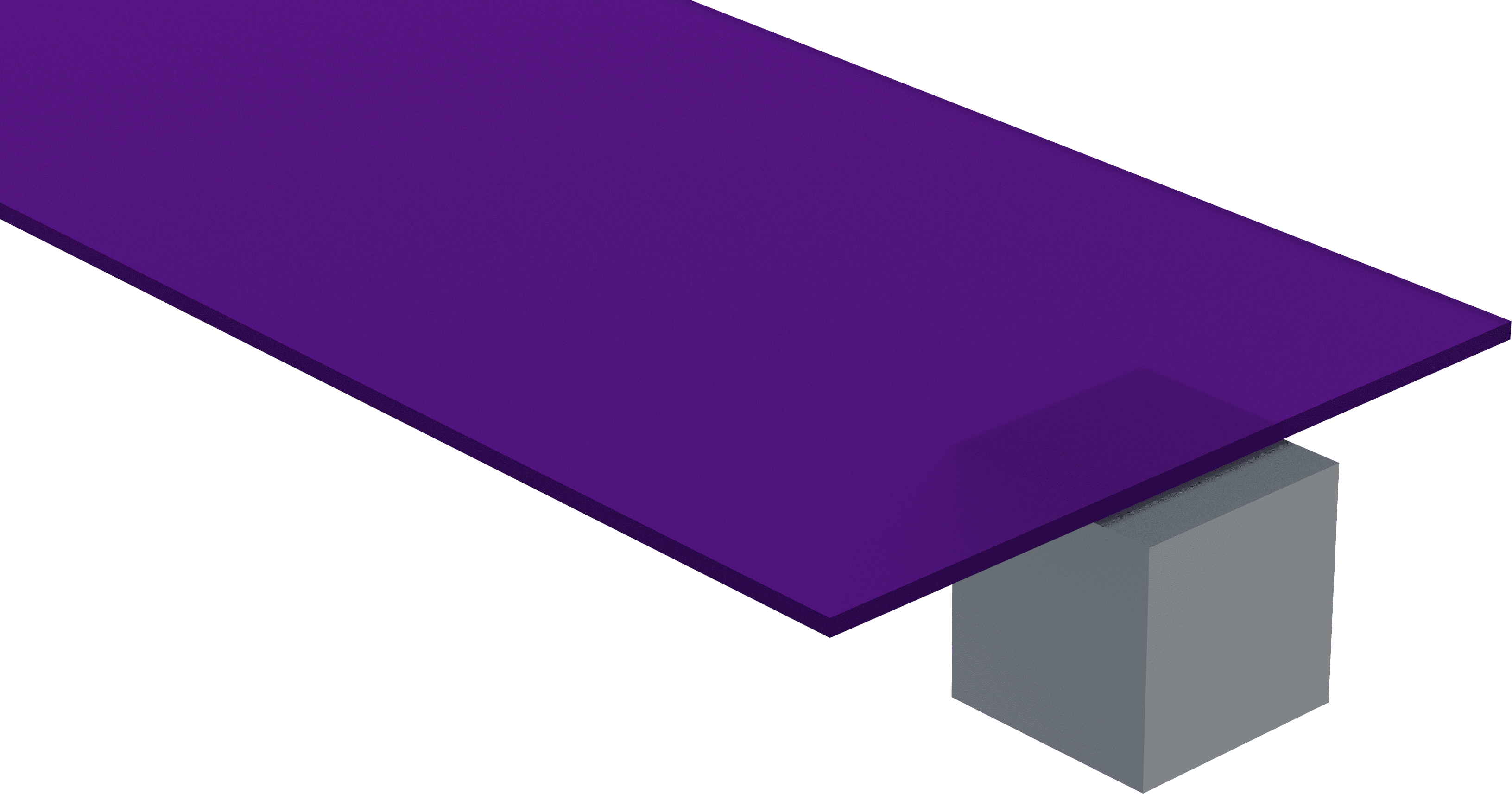 Plastic-Craft Translucent Acrylic Sheet, 2287 Purple, 3MM Thick, 36" W ...