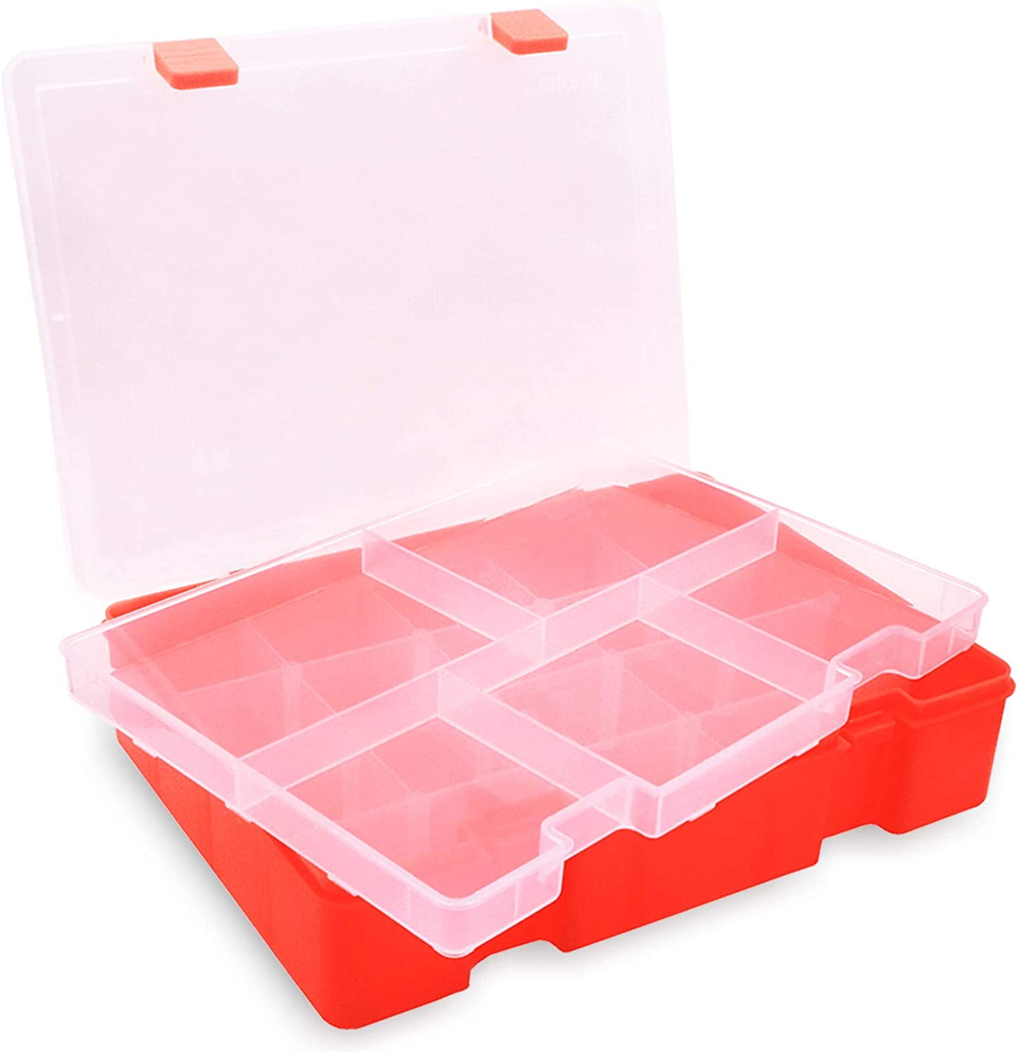 Plastic Creative Options Storage Containers with Adjustable Dividers ...