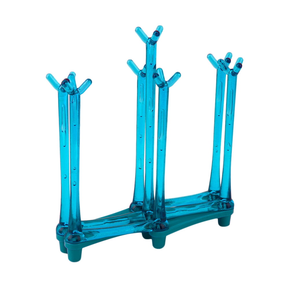 Plastic Cup Holder Folding Pull-out Drain Glass Bottle Cup Holders Cup ...