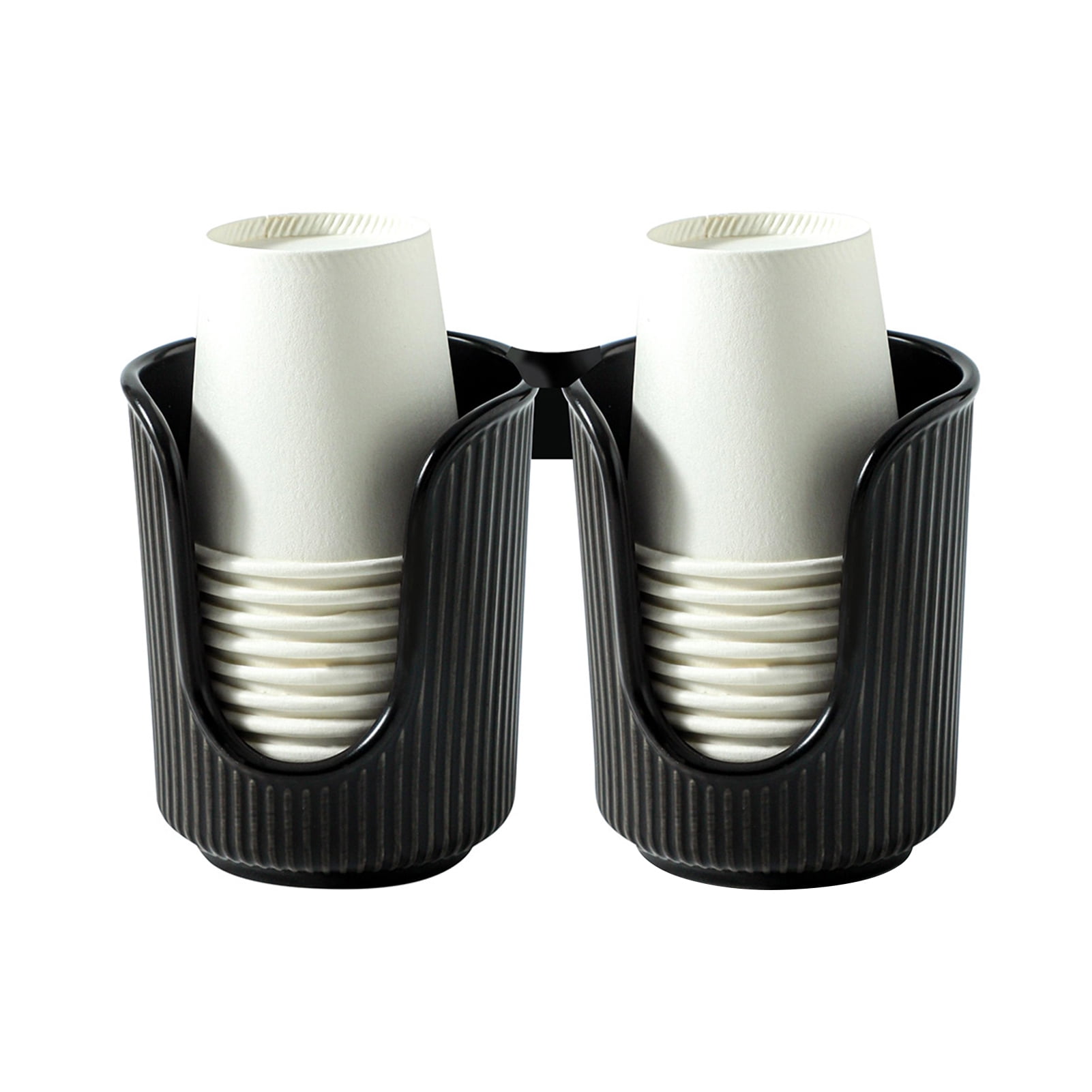 Plastic Cup Holder U-Shaped Grooves Top Opening Cup Storage Keeping ...