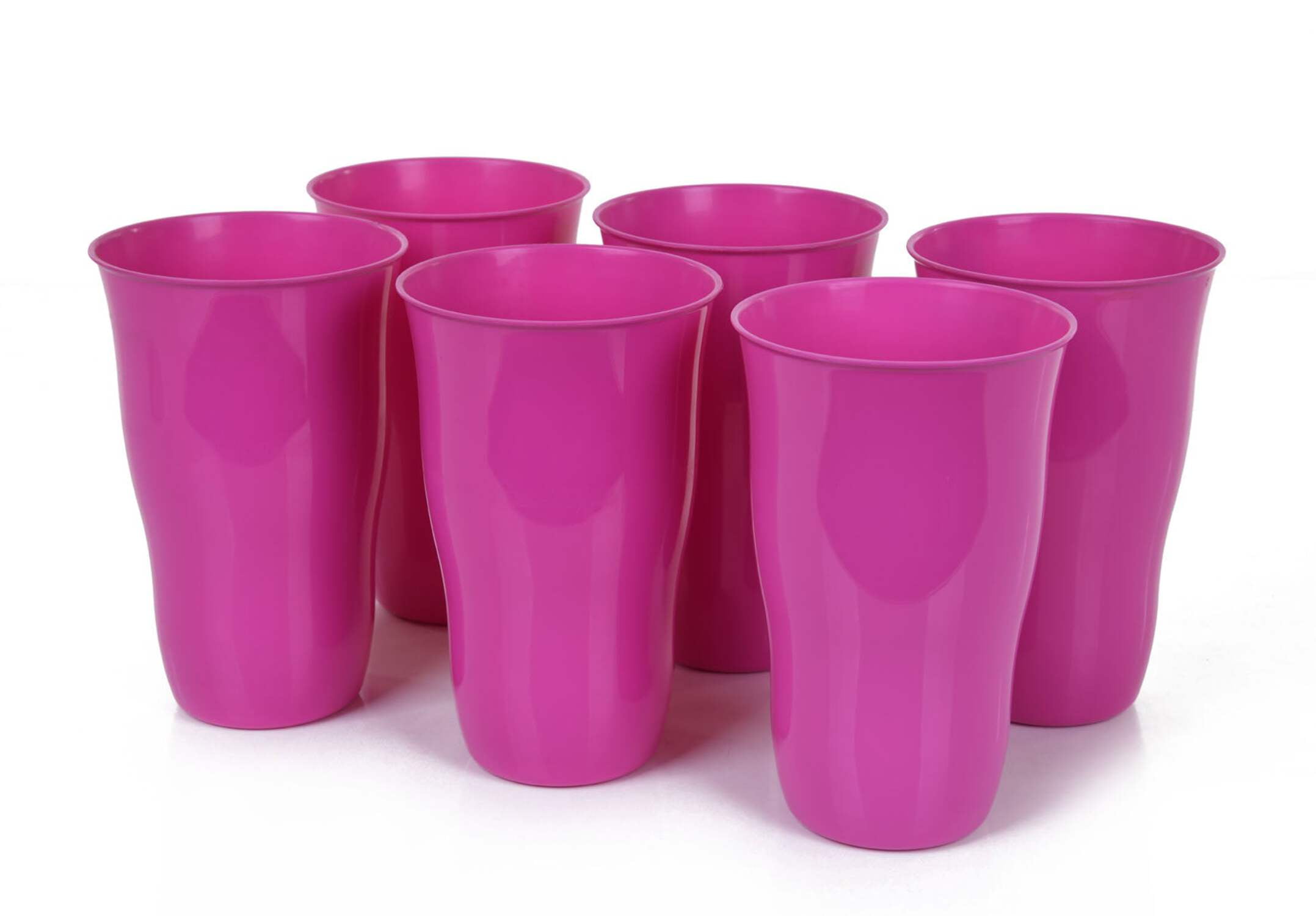 Mintra Home Reusable Kitchen Drink Tumblers, 21 Ounce Plastic Cups ...