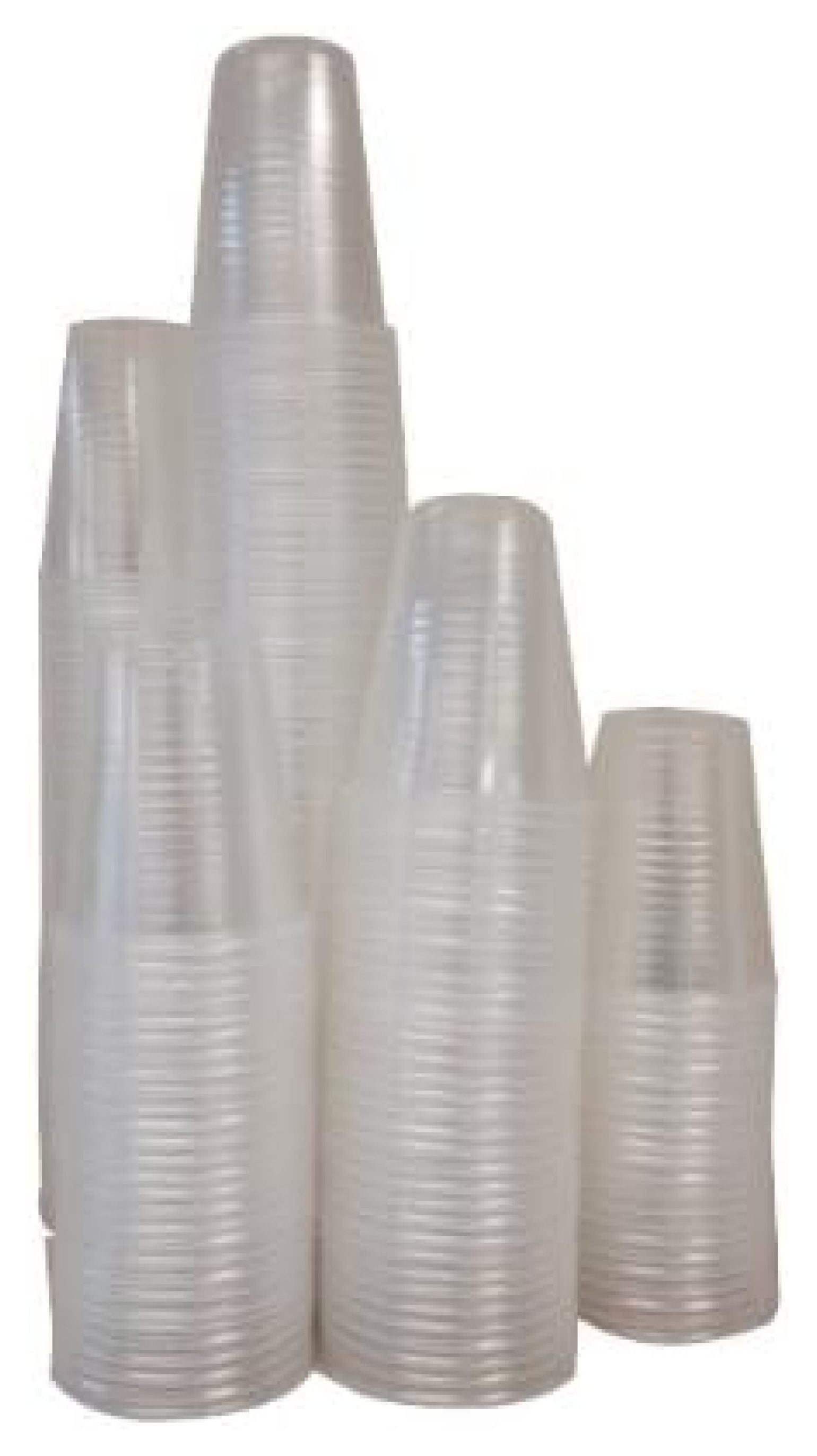 Plastic Cups, 5oz., Packed in a bags of 100 25/case, Clear (2500 cups ...