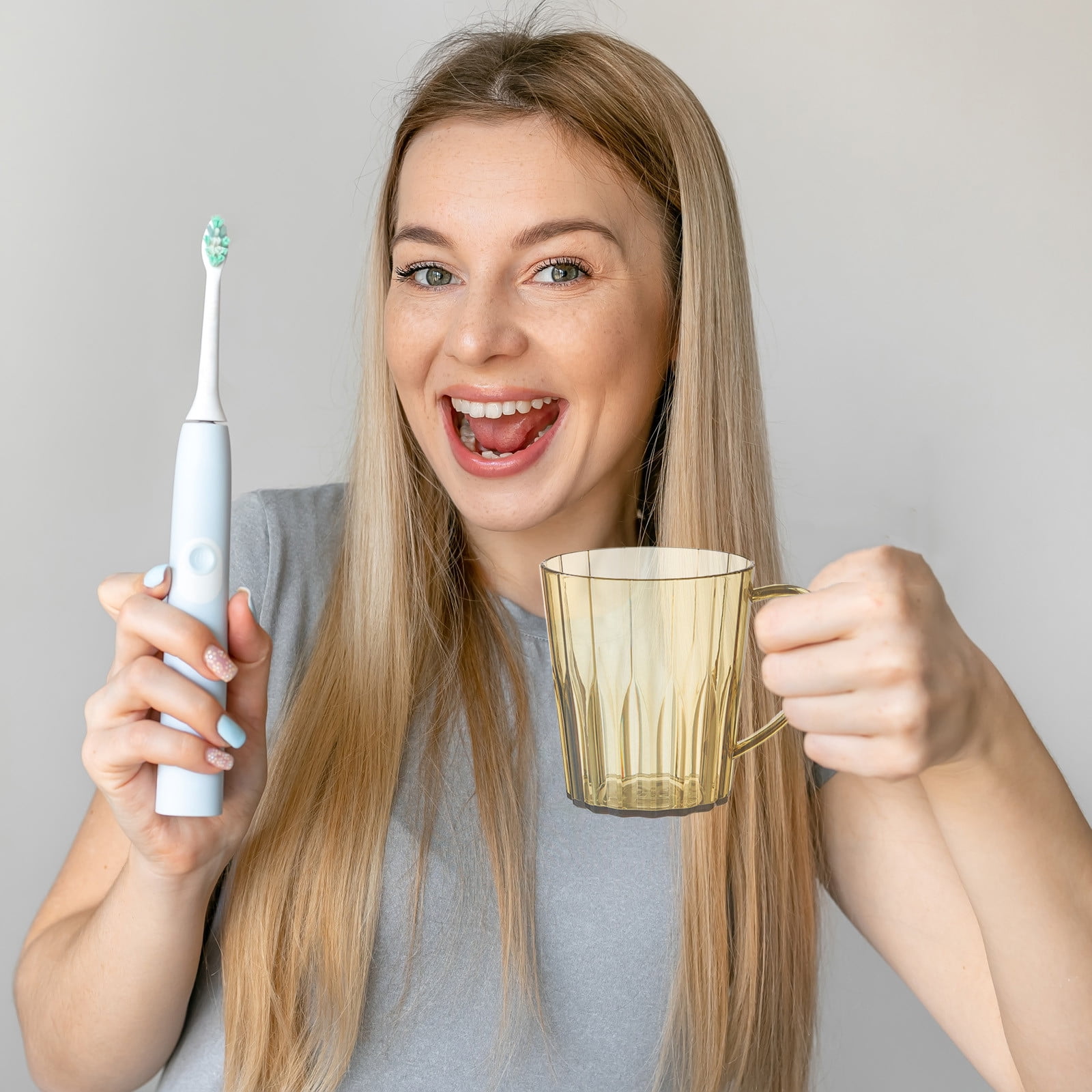 Plastic Cups S-imple Transparent Mouthwash Cup Thickened Toothpaste Cup ...