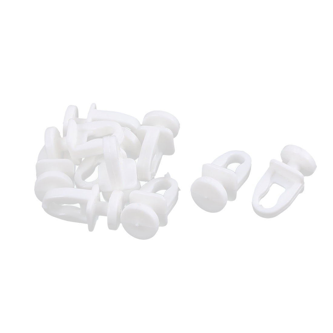 Plastic Curtain Glider Track Carrier Slide Slider Wheels Roller 10pcs ...
