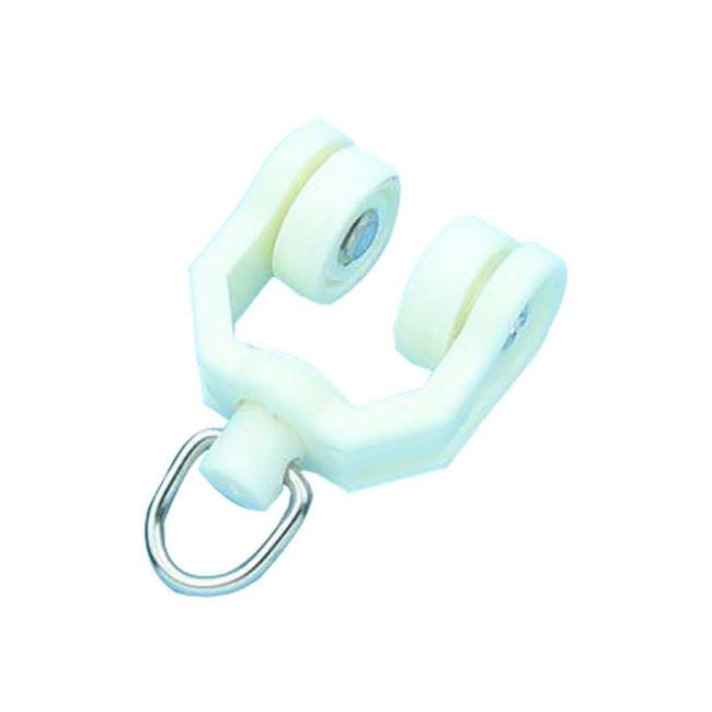 Plastic Curtain Track Rollers Sliding Wheel Roller Carrier - Style G ...