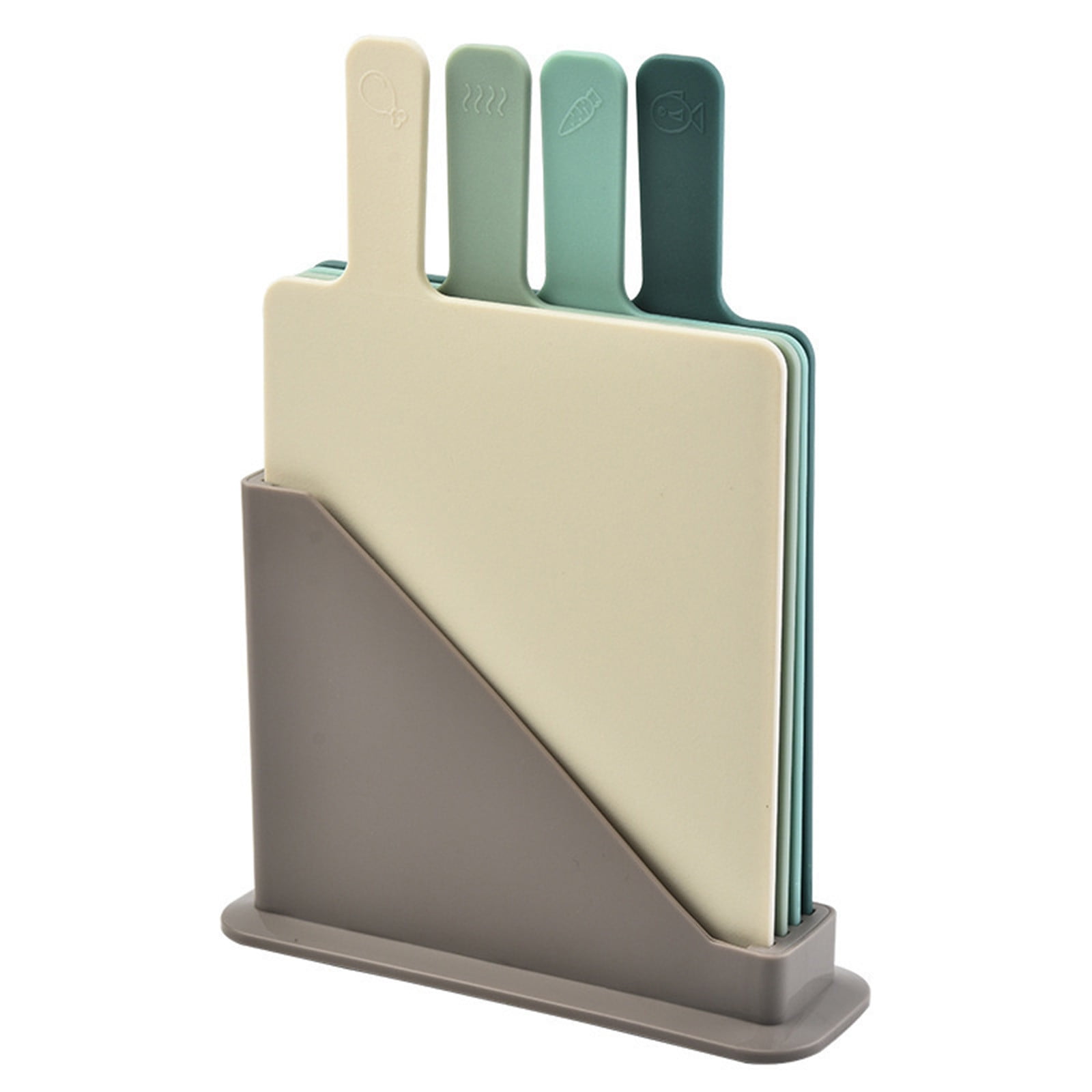 Plastic Cutting Board Set of 4 - Color-Coded Food Categorization Boards ...