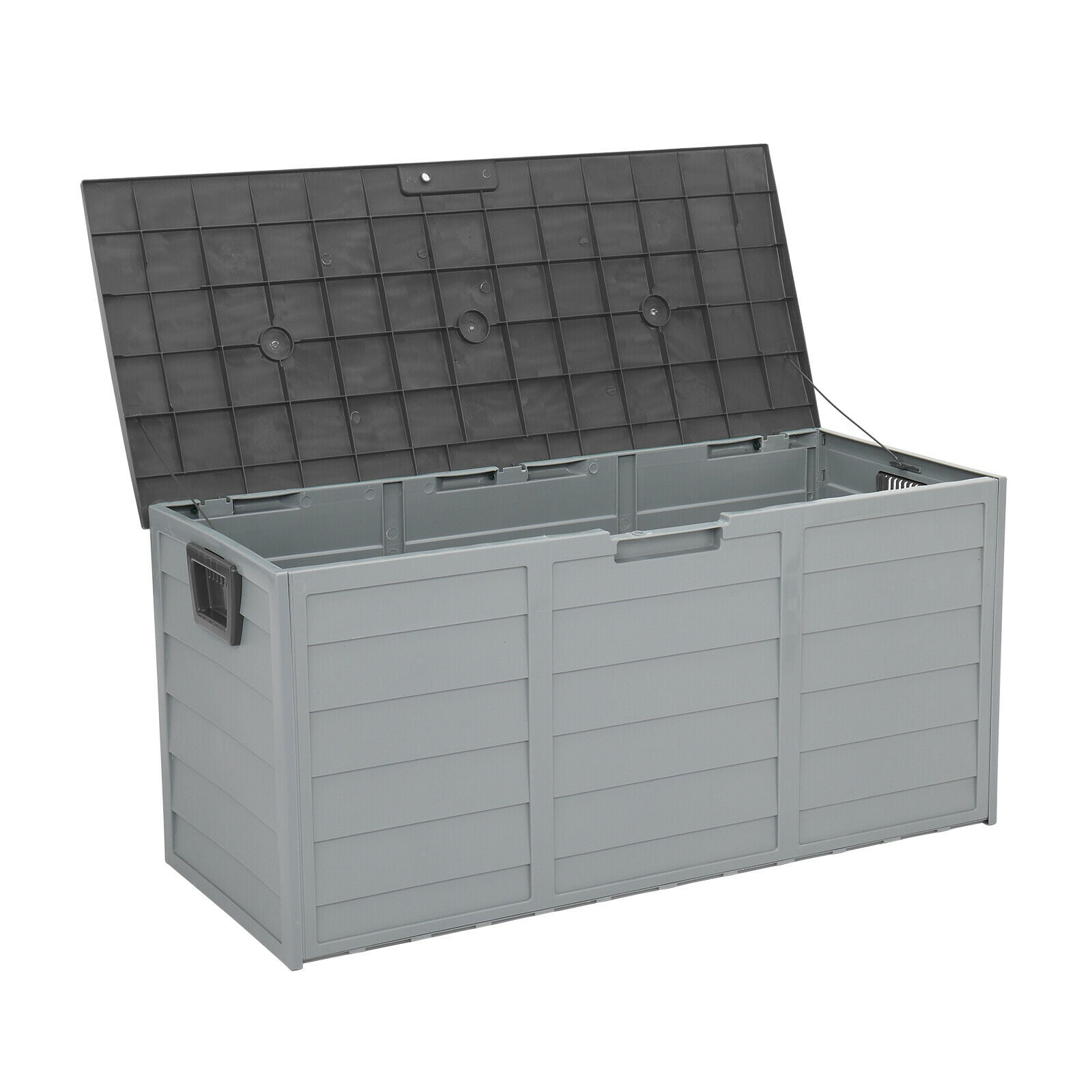 Plastic Deck Storage Container Box Outdoor Patio Furniture 75 Gal ...