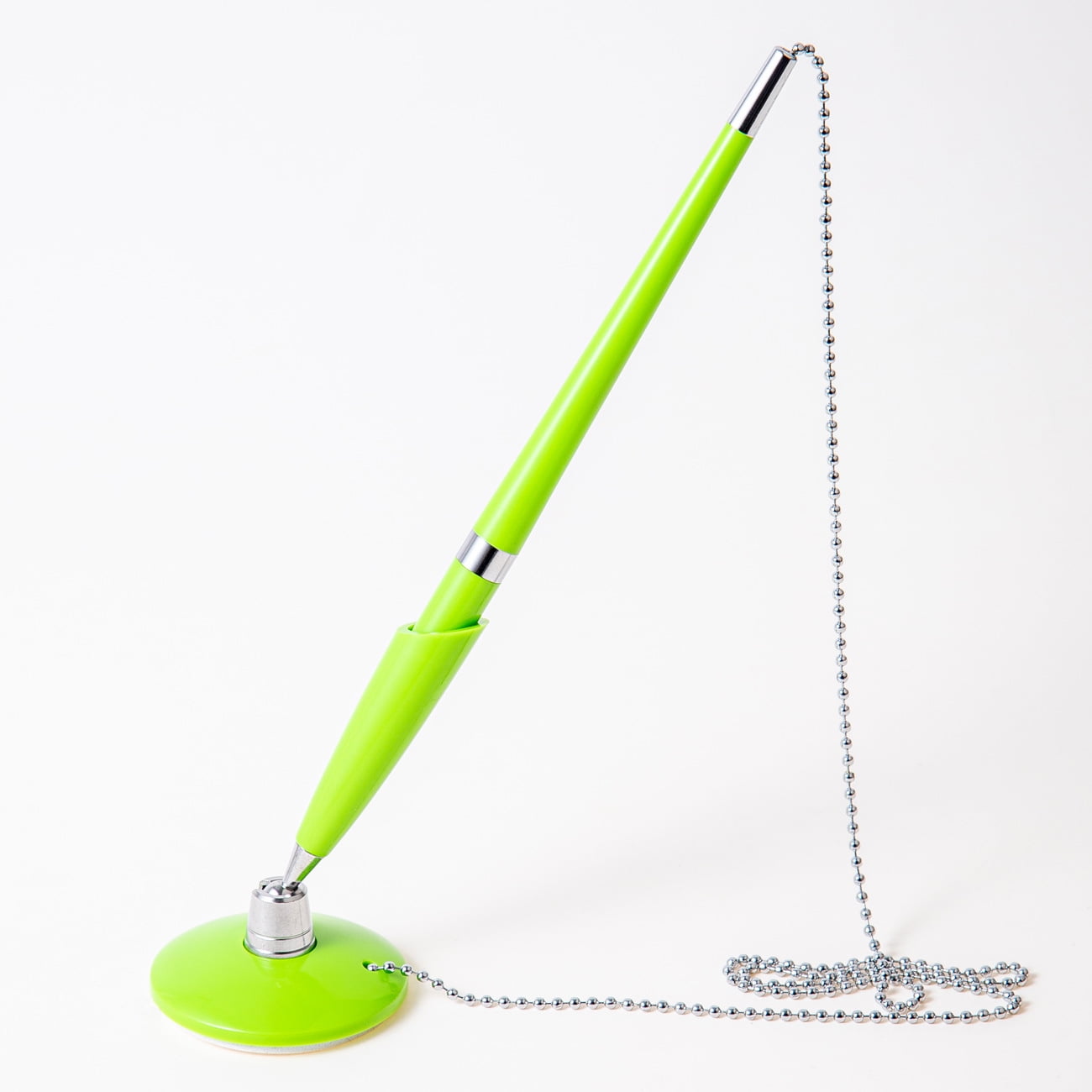 Plastic Desk Pen Bank Hotel Desktop Adhesive Fixed Chain Signature Pen ...