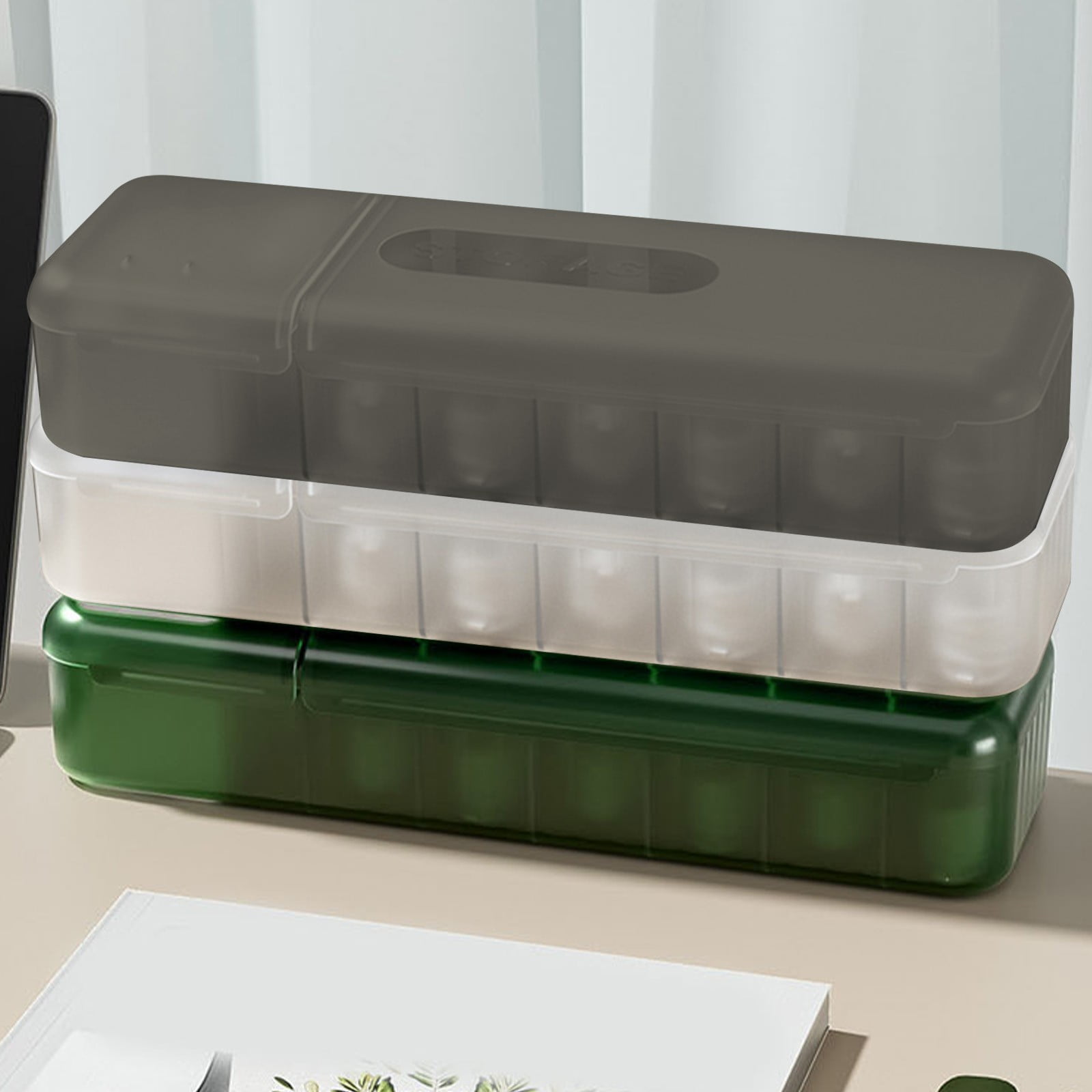 Christmas Clearance Plastic Desktop Cable Organizer with Lid - Multi ...