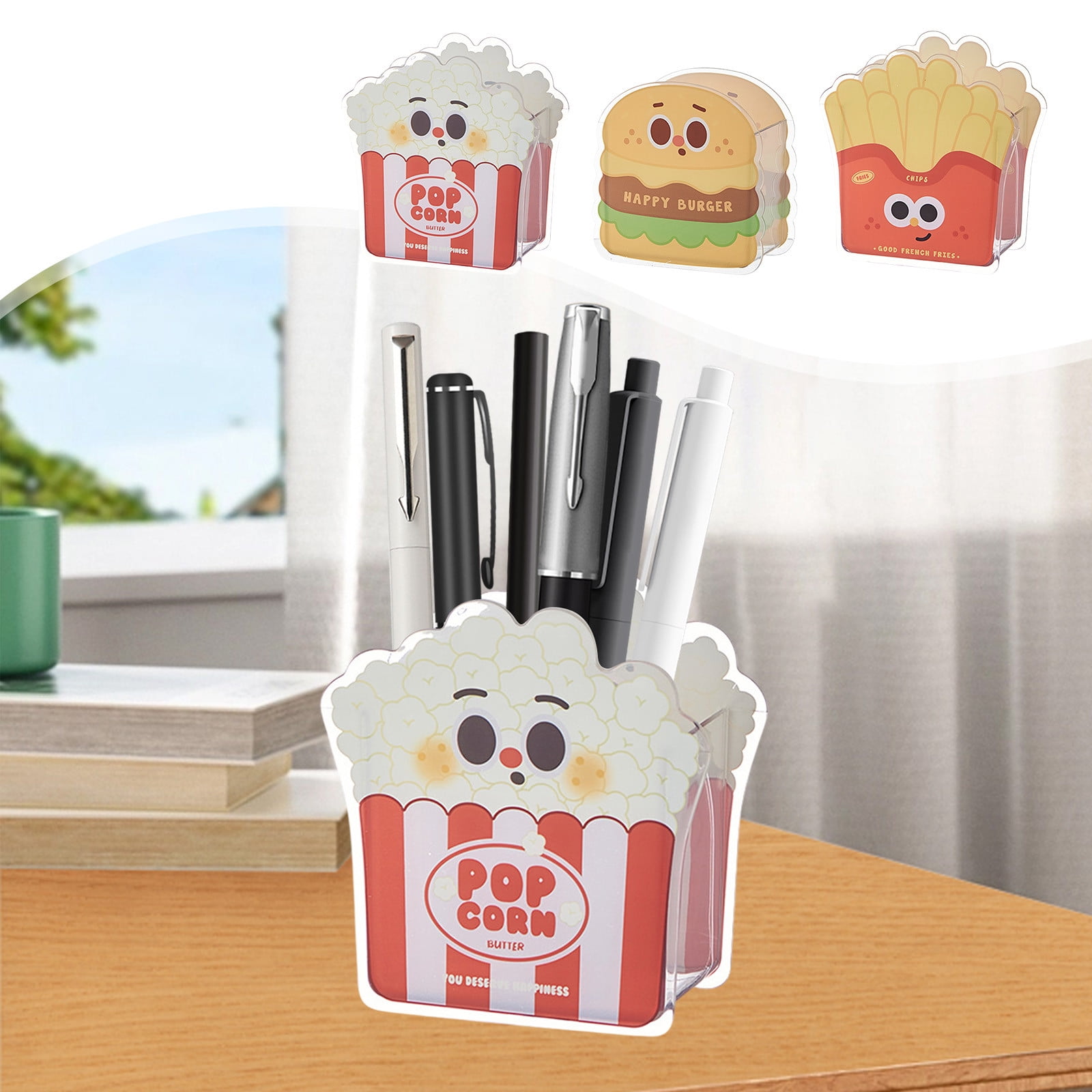 Plastic Desktop Organizer Caddy | 4-Compartment Storage Box with Drawer ...