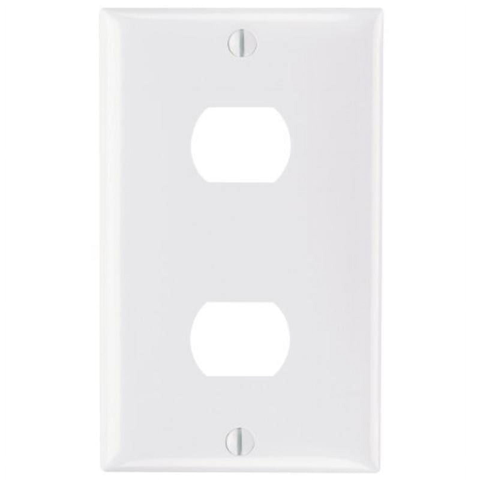Pass & Seymour White 1 gang Plastic Despard Wall Plate 1 pk - Walmart.com