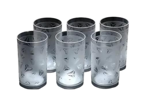 Plastic Diamond Design Unbreakable Stylish Transparent Water GlassJuice ...