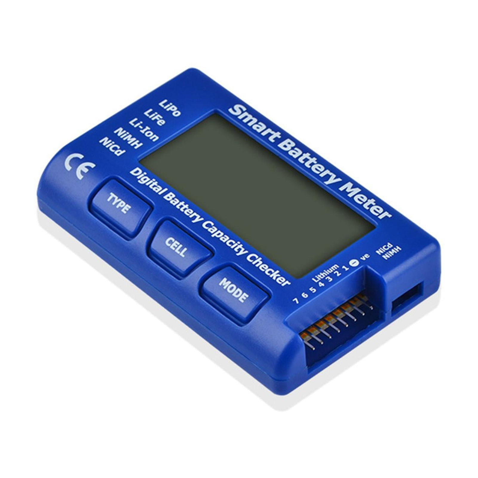 Plastic Digital Battery Checker Controller for Lipo, LiFe, Li-Ion, NiMH ...