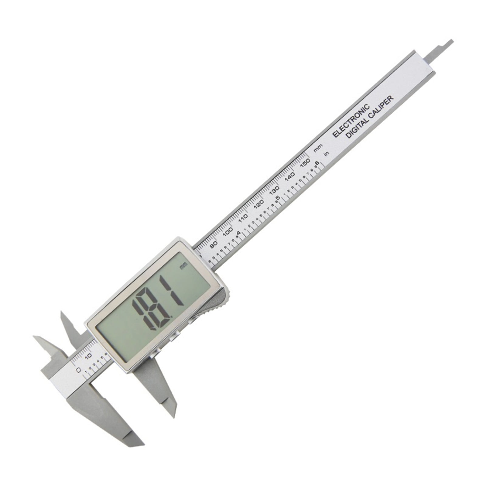 Plastic Digital Caliper Carbon Fiber Metric Electronic Vernier Calipers ...