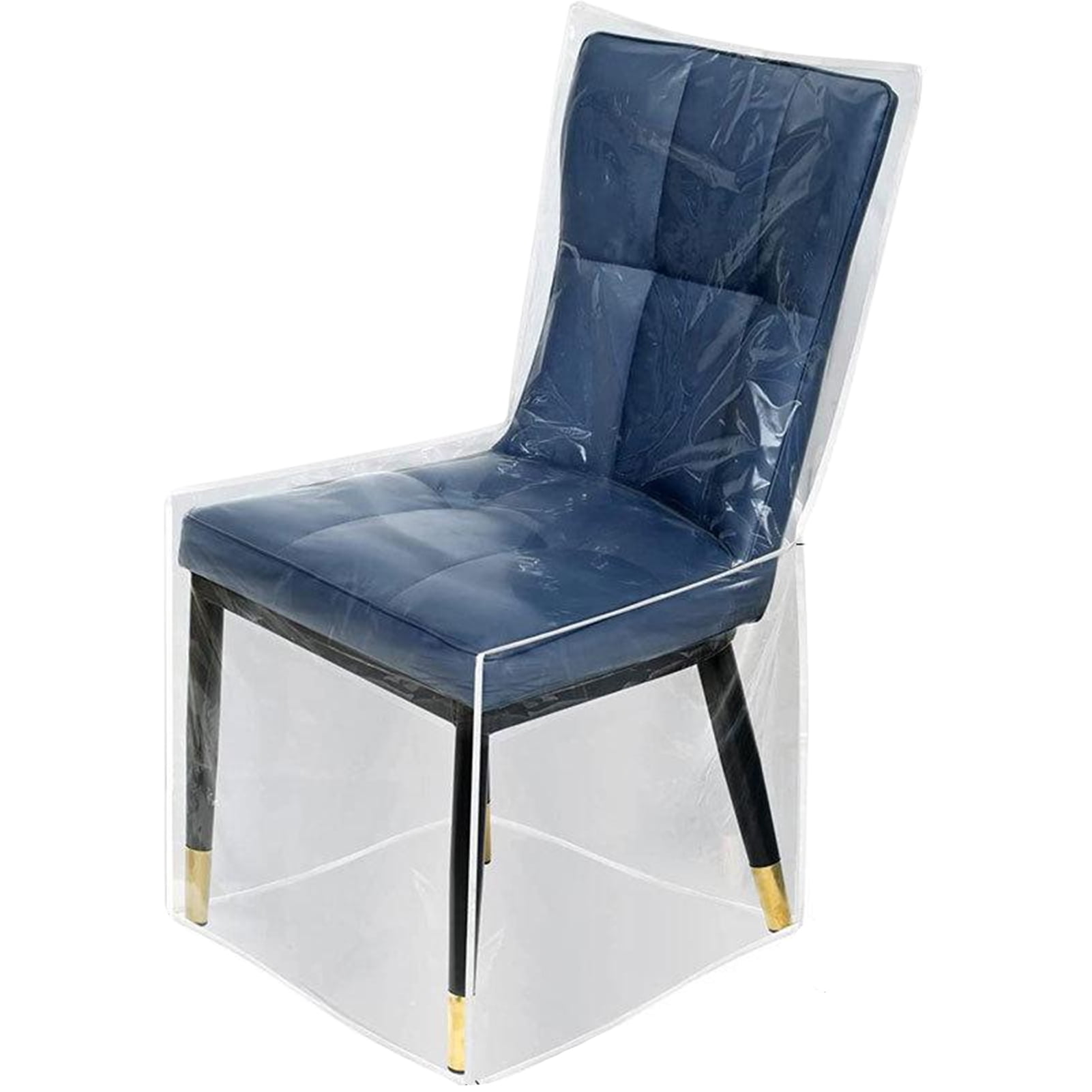 Plastic Dining Chair Covers with Backrests,Clear Plastic Dining Chair ...