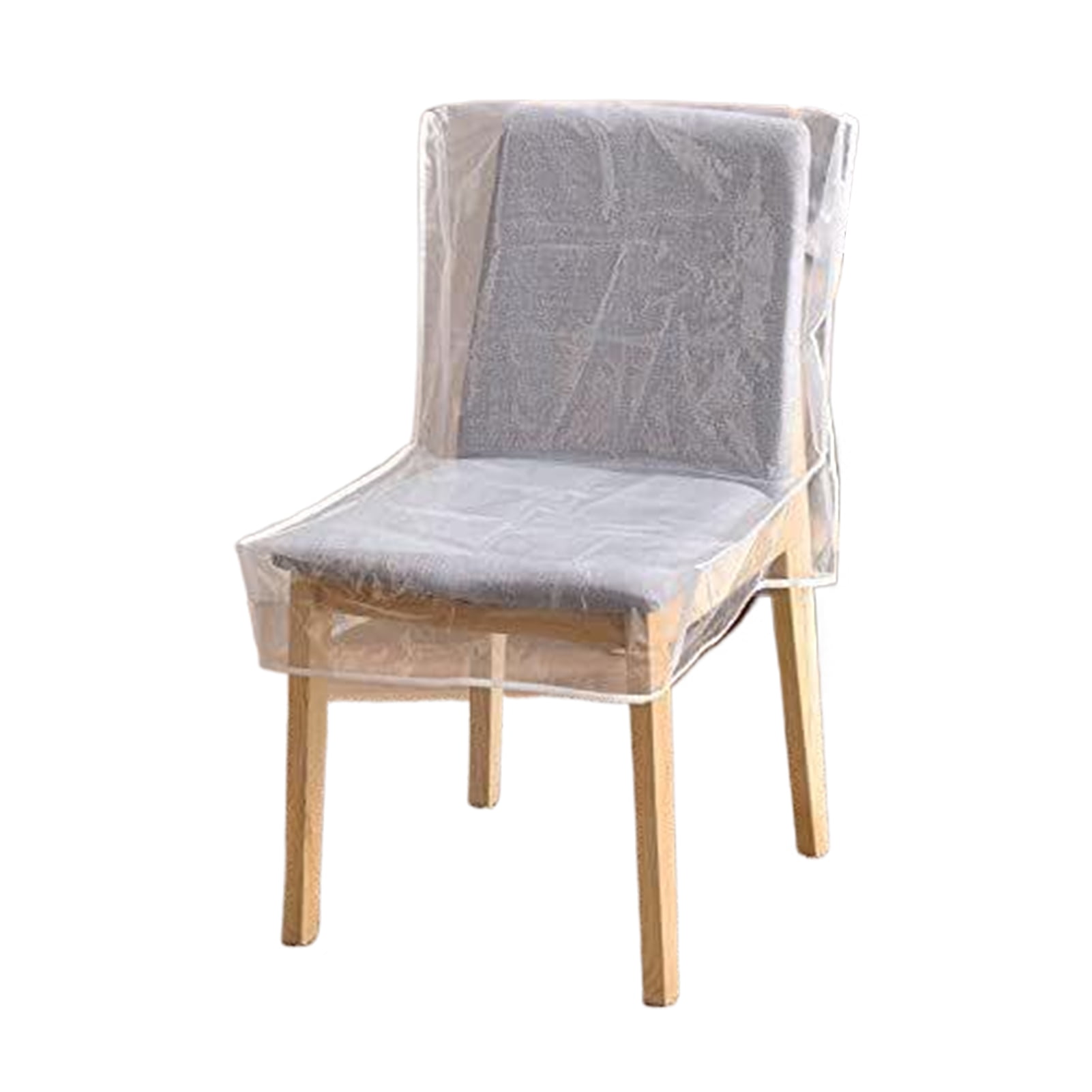 Plastic Dining Chair Covers with Backrests,Clear Plastic Dining Chair ...