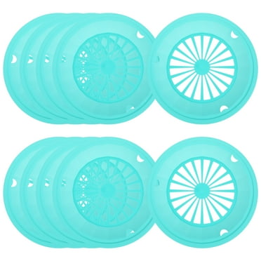 Stack Man Compostable Oval Paper Plates [10 Inch] - [50-Pack] Heavy ...