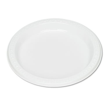 Dart Classic Laminated Foam Dinnerware Plates - 125 / Pack - Plastic ...