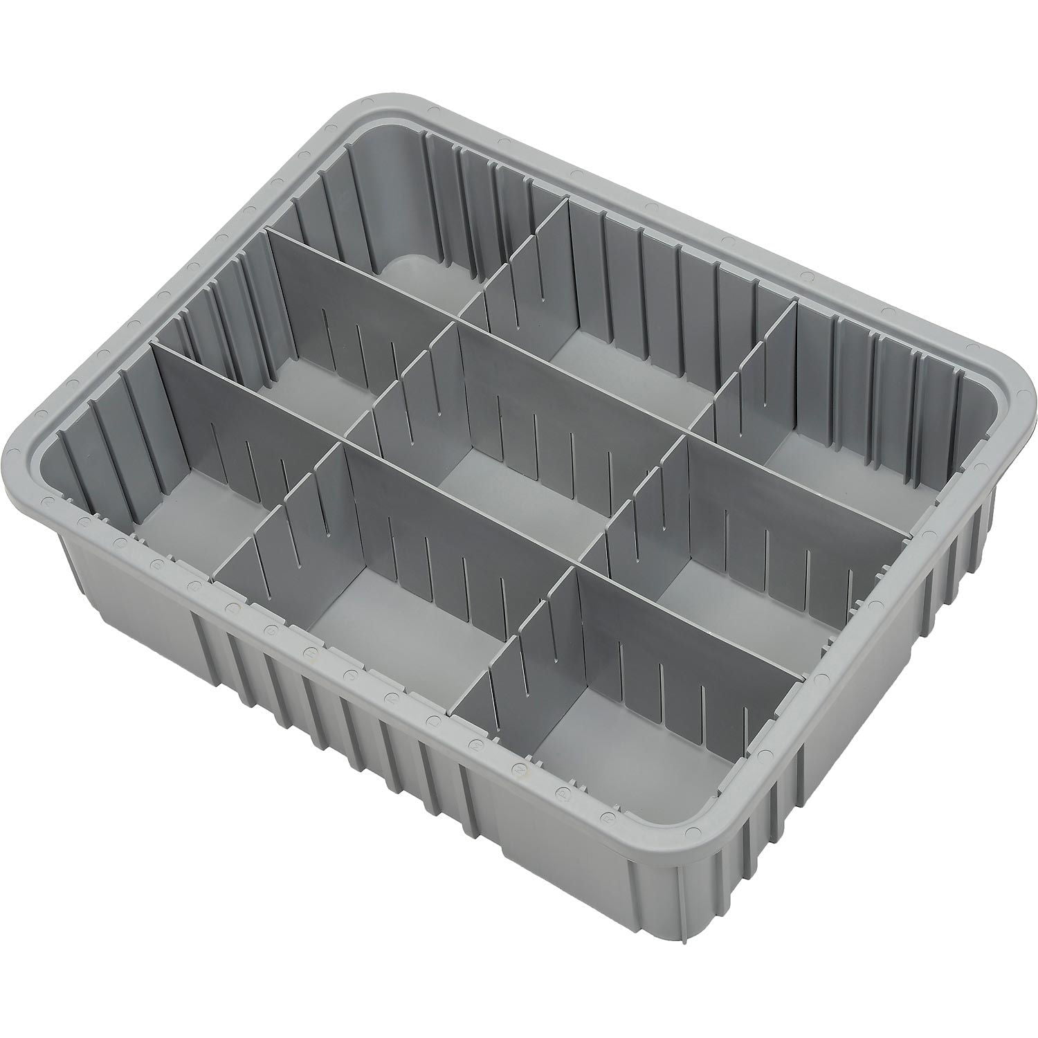 Global Industrial 334106GY Plastic Dividable Grid Container - 22.5 x 17 ...