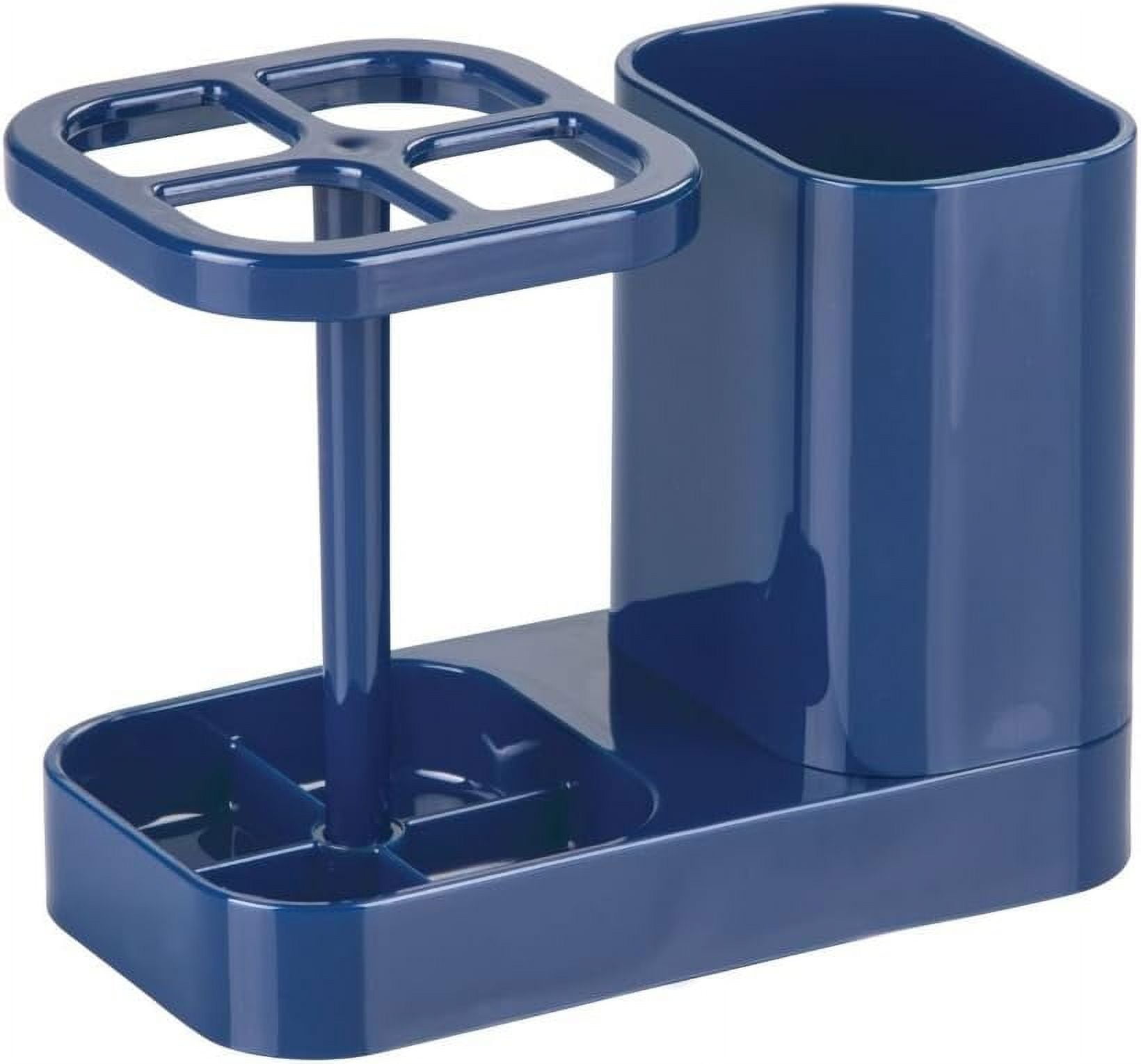 Plastic Divided Toothbrush Holder - Has 4 compartments for storing ...