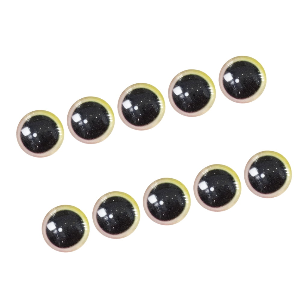 Plastic Doll Eye Set for DIY Crafts Eyes Semi Sphere Plastic Safety ...